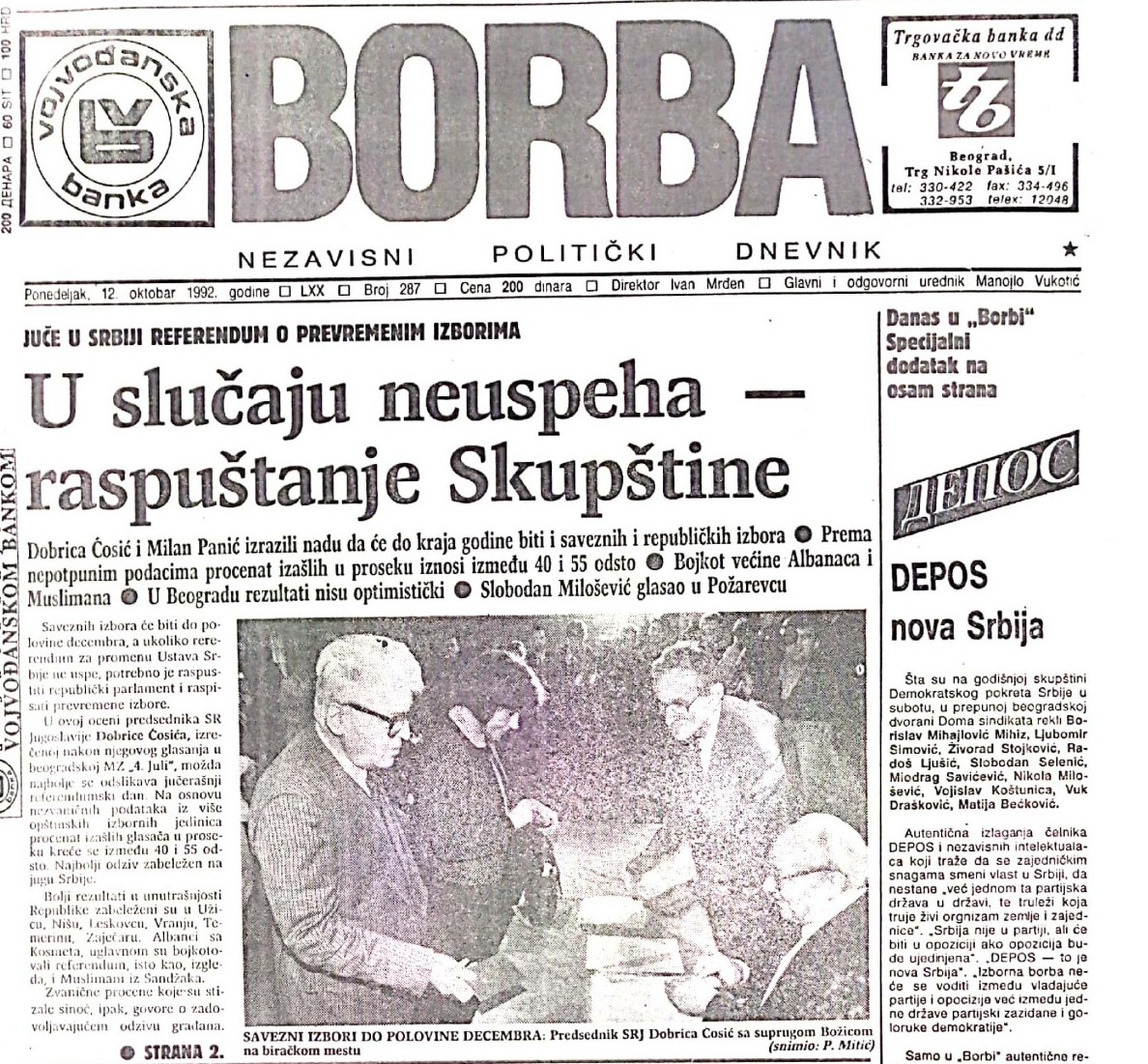 Ko nas je do sada šta pitao - na referendumima? - Istinomer